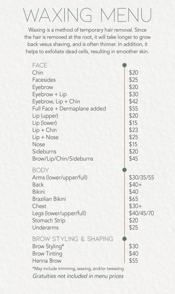 Facial Treatment Menu - LaFrance - Medical Aesthetics Clinic In Central ...